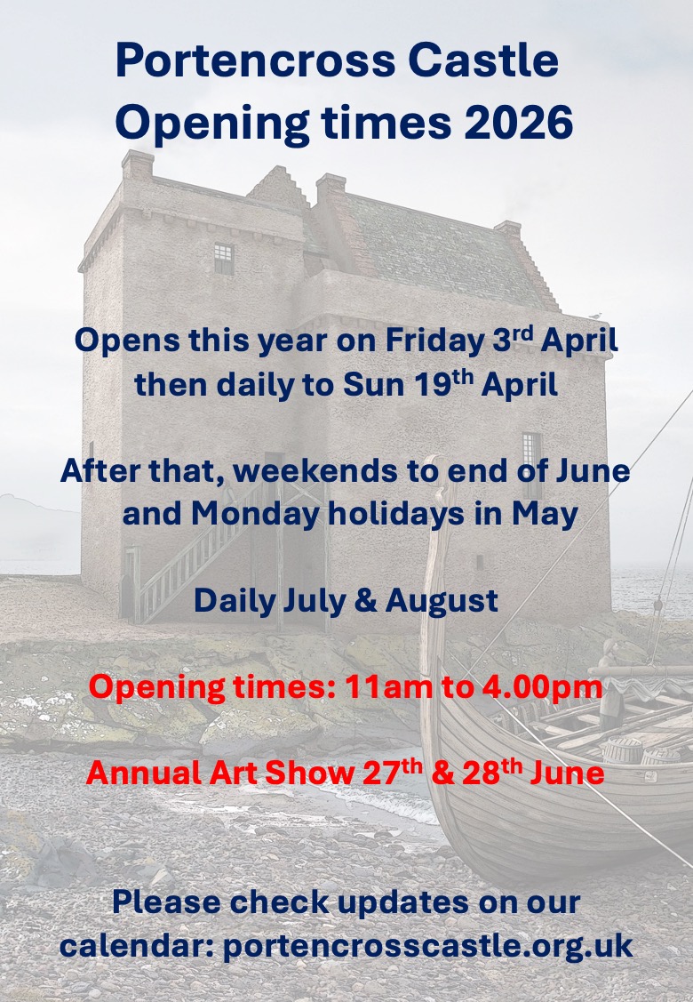 Portencross Castle Opening Times 2026 – Portencross Castle